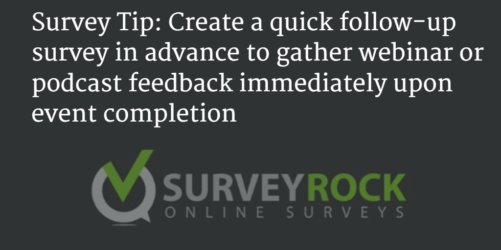 Survey Tips - Improve your surveys or questionnaires with these short ...
